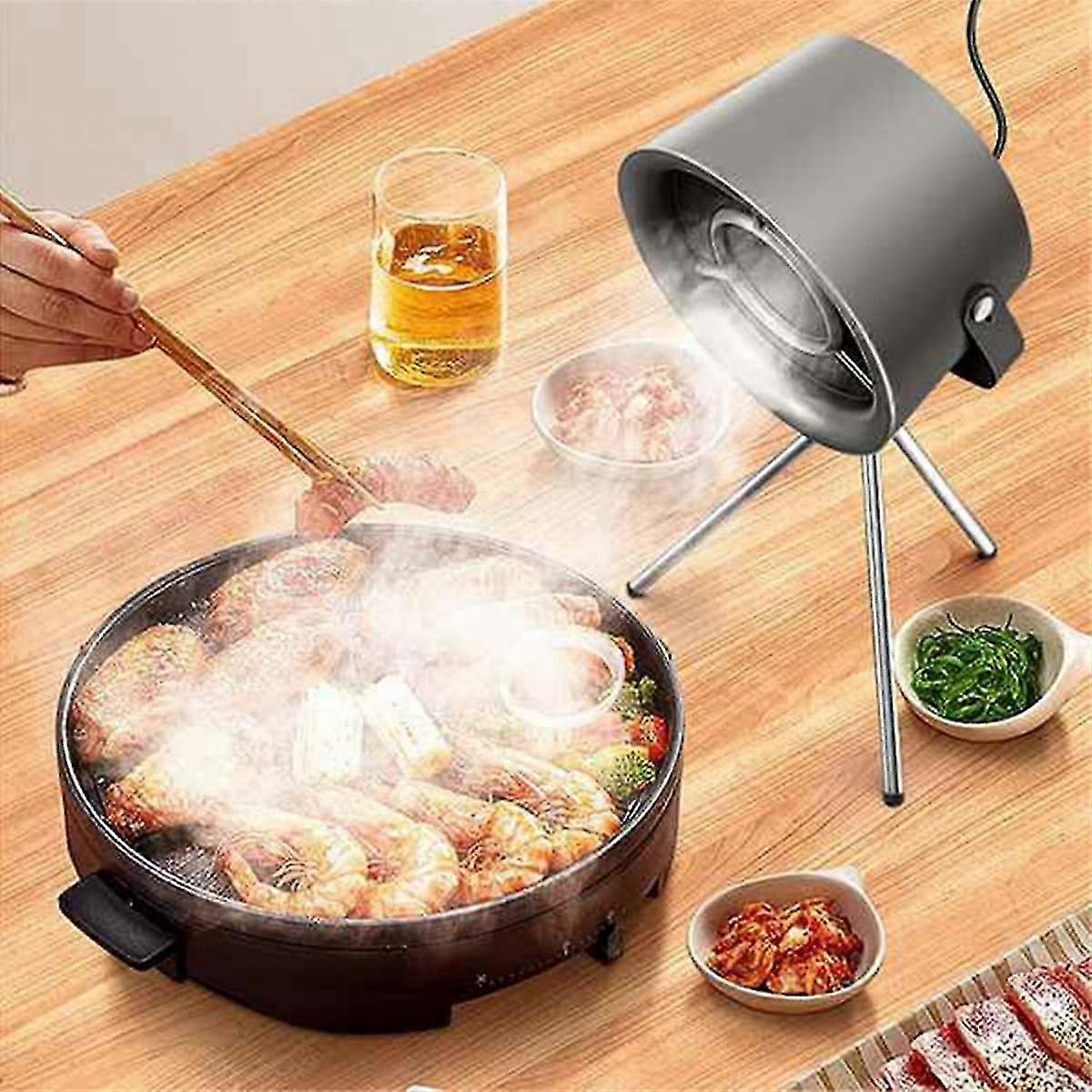 Portable Exhaust Fan Small Kitchen Hood Extractor Barbecue USB Desktop ...
