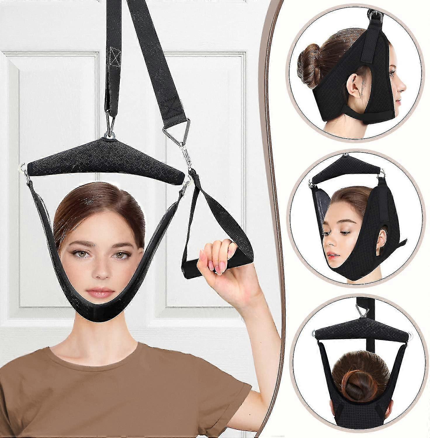 Neck Stretcher Cervical Traction Device For Home Use Over The Door Neck ...