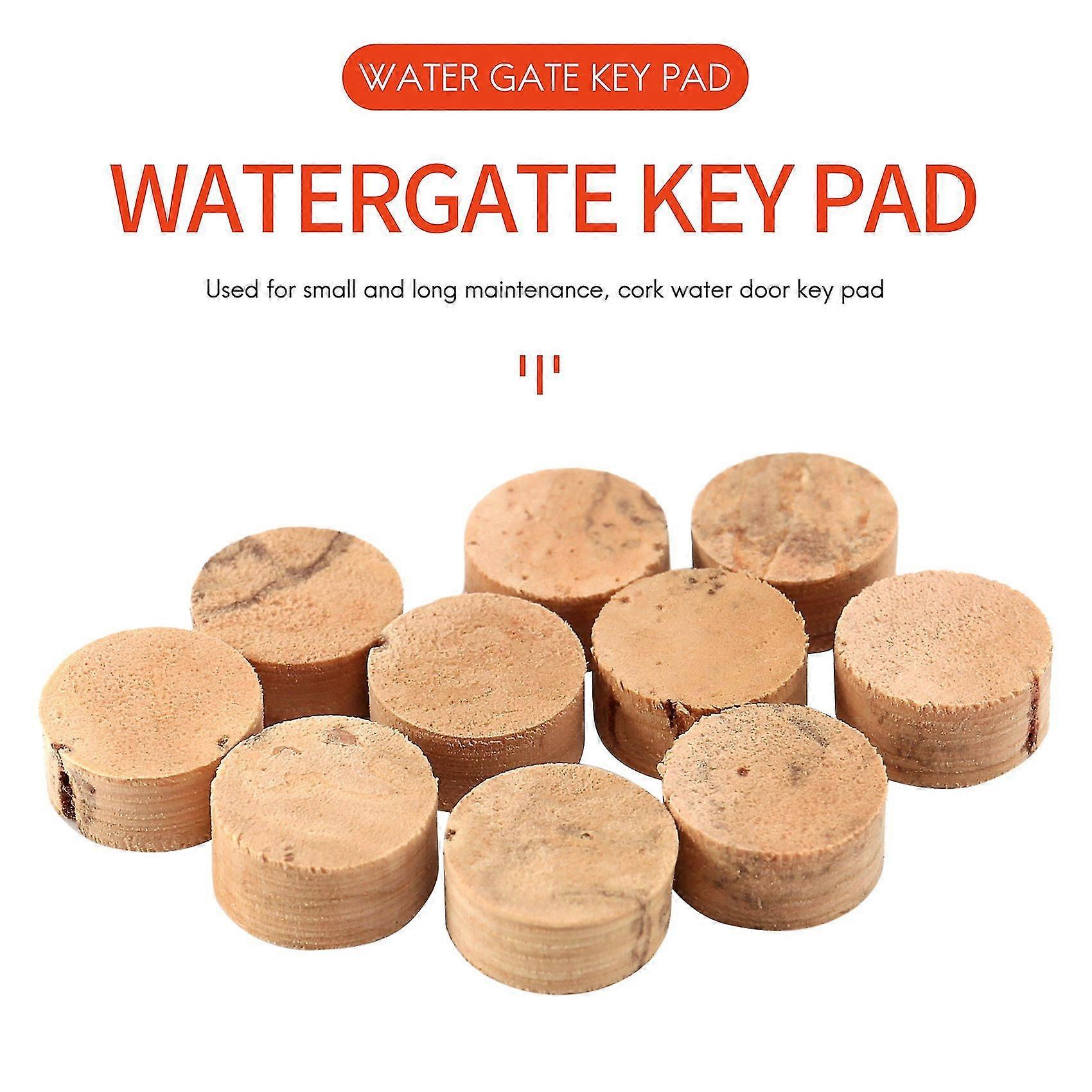 10Pcs Water Key Water Key Spit Valve Cork Pad For Trumpet Trombone ...