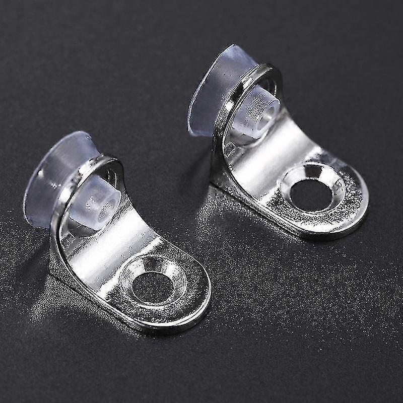 8pcs Shelf Support L-shaped Shelf Fixing Bracket Pegs With 10pcs Screws ...