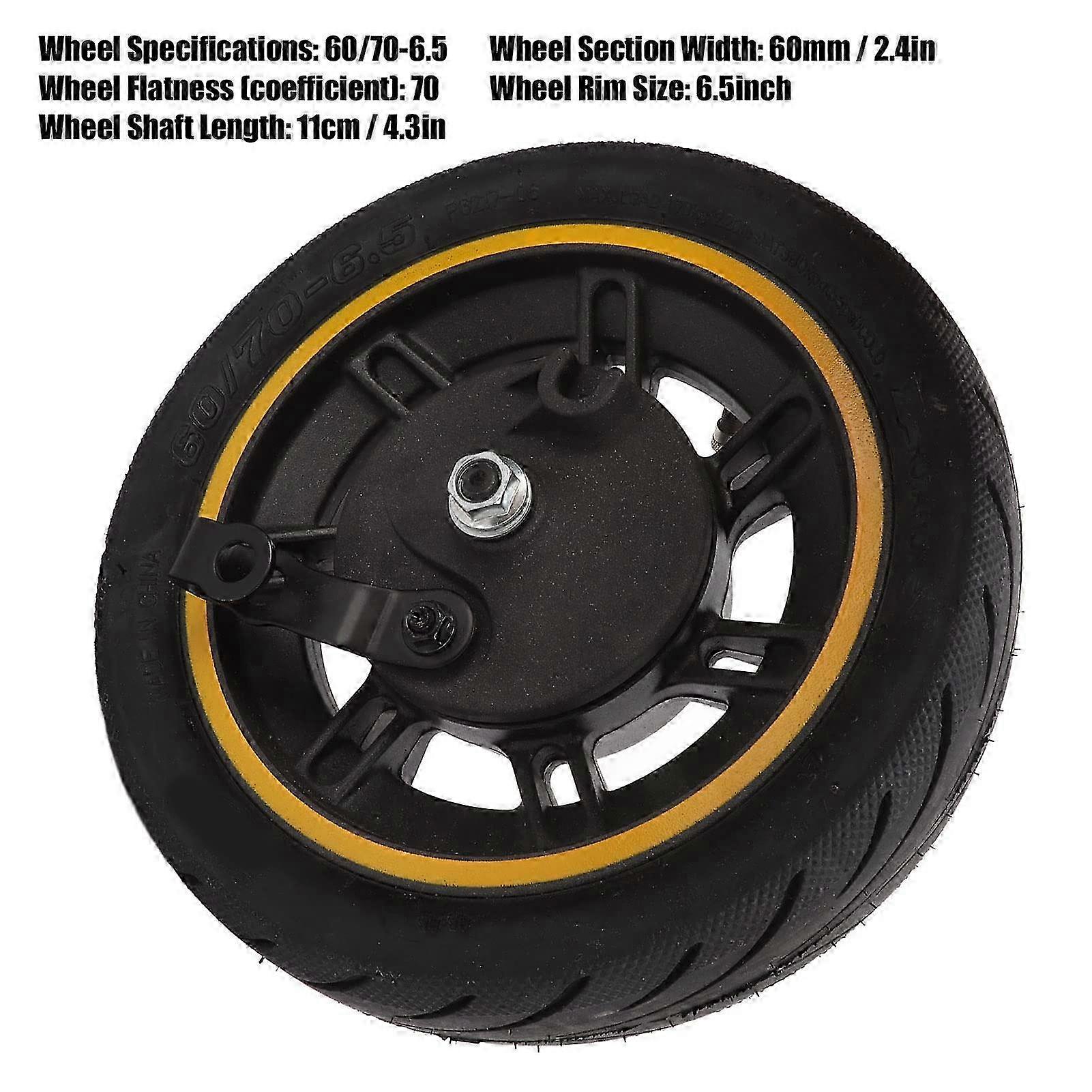 Scooter Front Wheel Kit, Scooter Replacement Front Wheels, 6.5 Inches ...