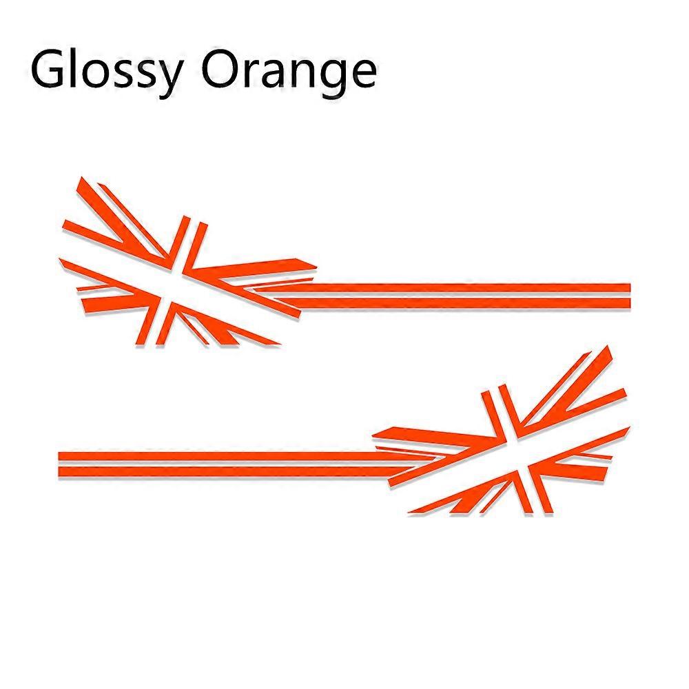 Car Sticker Flag Style Side Stripe Decals Accessories For Mini Cooper ...