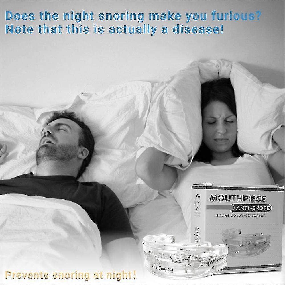 Snore Guard - Anti-snoring Mandibular Mouthpiece Device Sleep Apnoea ...