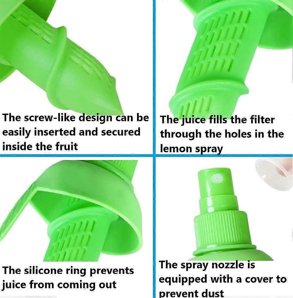 Lemon Squeezer,Lemon Juice Sprayer, 2Pcs Manual Orange Juice Citrus ...