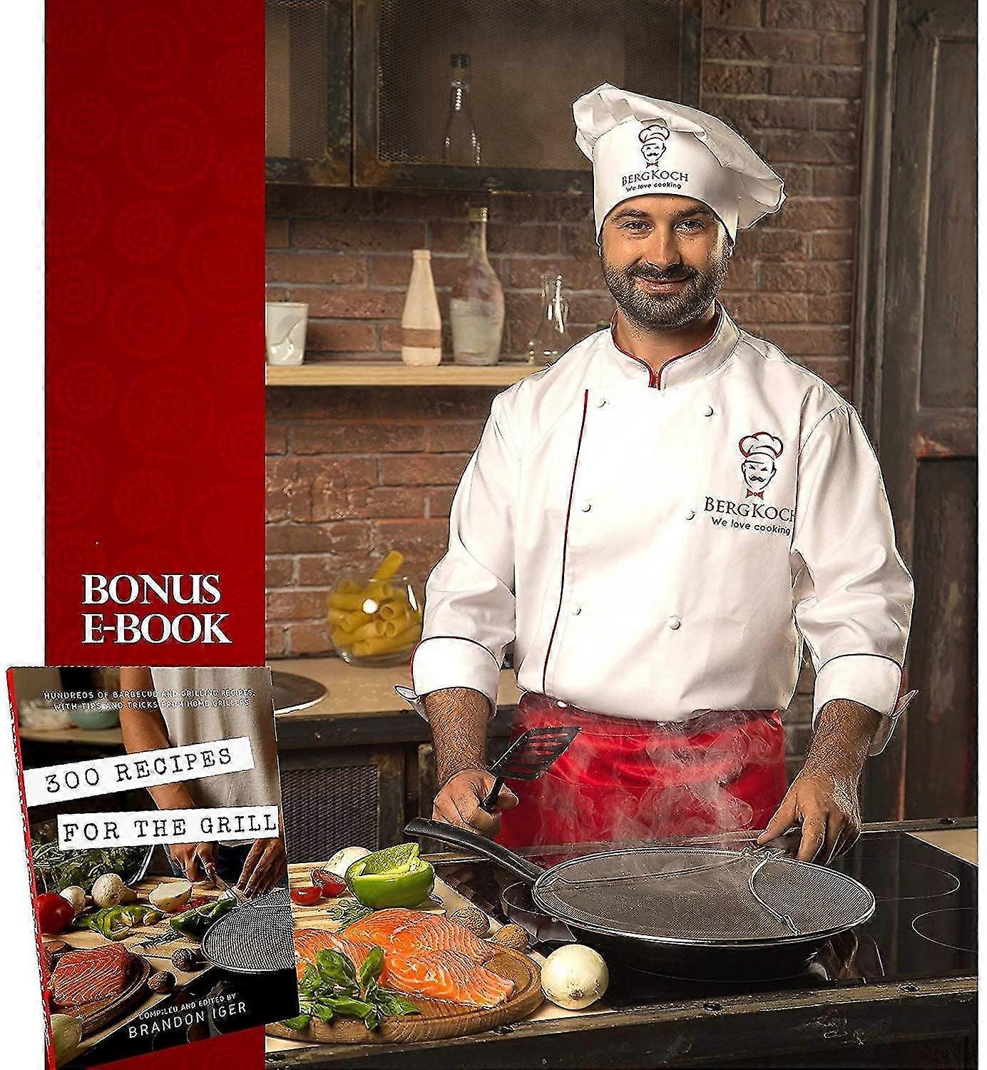 Grease Splatter Screen For Frying Pan 9.5" - Stops 99% Of Hot Oil ...