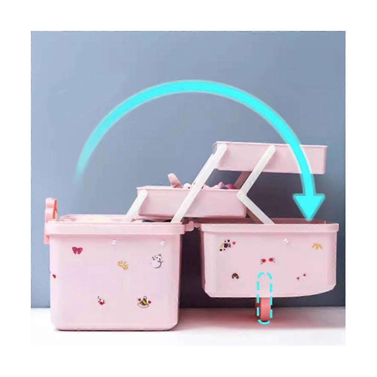 Rubber Band Storage Pink Children's Hair Accessories Storage Box ...