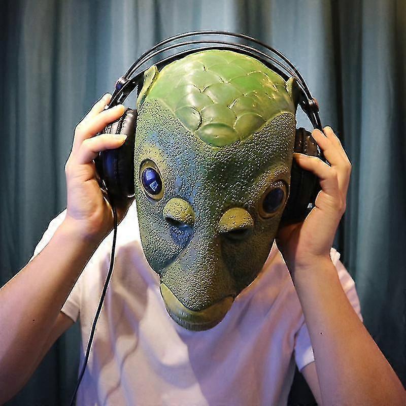 Creepy Party Halloween Costume Party Latex Headgear Carp Face Cover ...