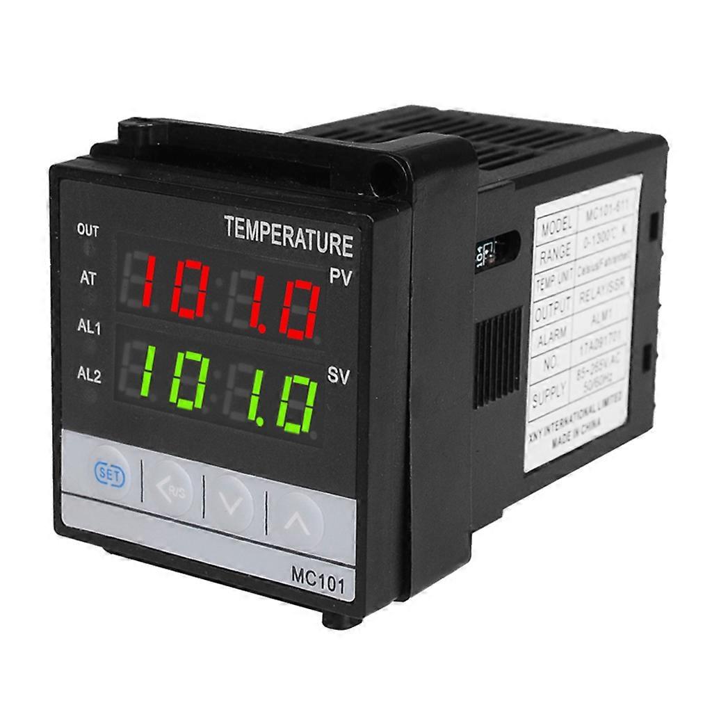 2in1 Relay + SSR Output PID Thermostat / 85~265VAC Temperature Controller Meter Indicator for ...