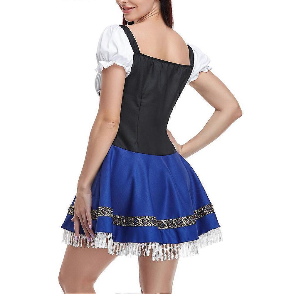 Women's German Oktoberfest Costume Adult Dirndl Traditional Bavarian ...