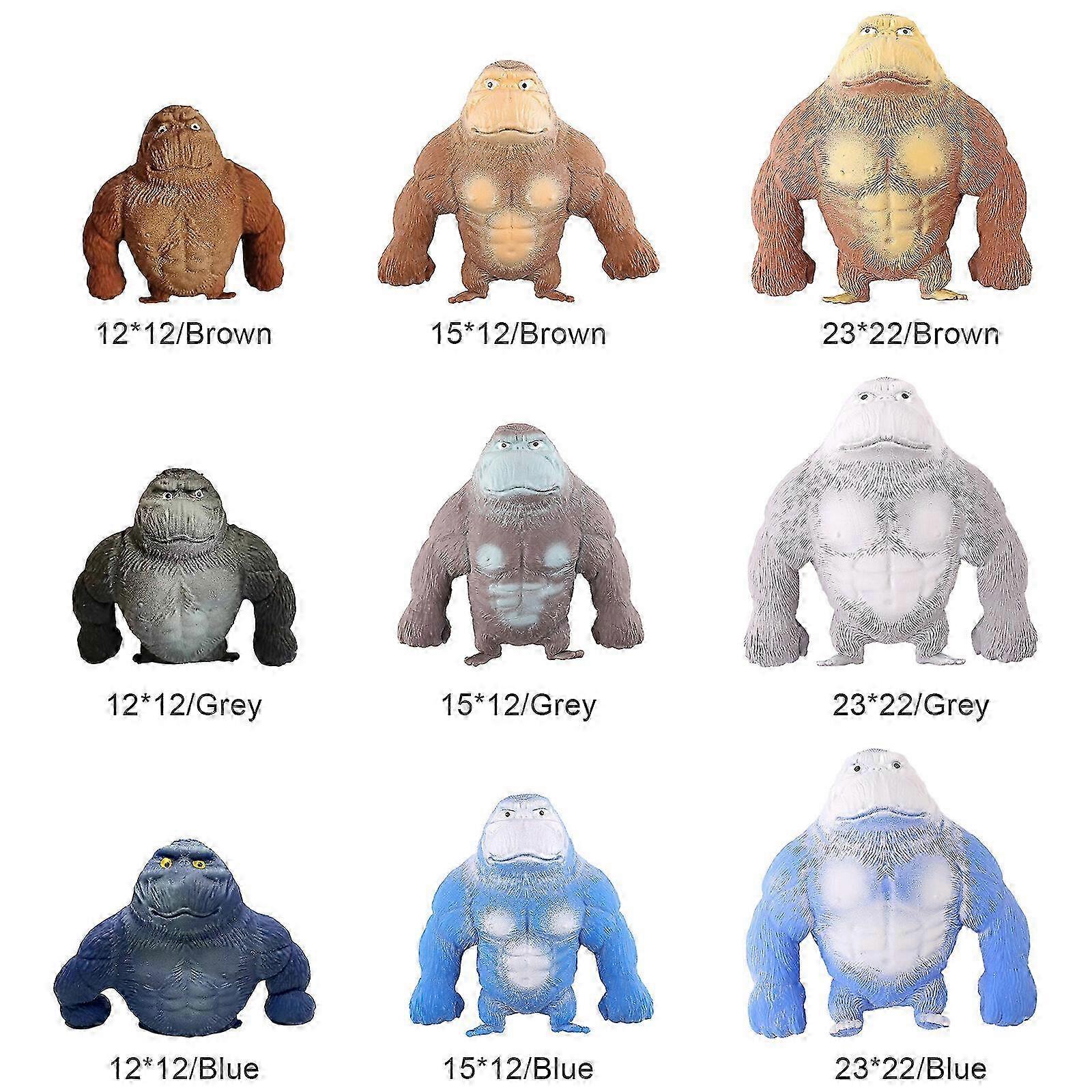 Monk E Drop Falling Gorilla Monkey Ape Stretchy Squishy Antistress ...