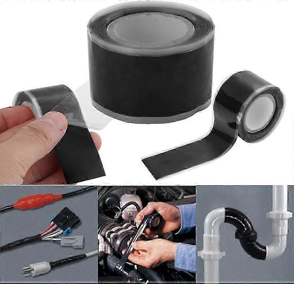 3Pcs Repair Sealing Waterproof Tape Self Fusing Silicone Insulation ...