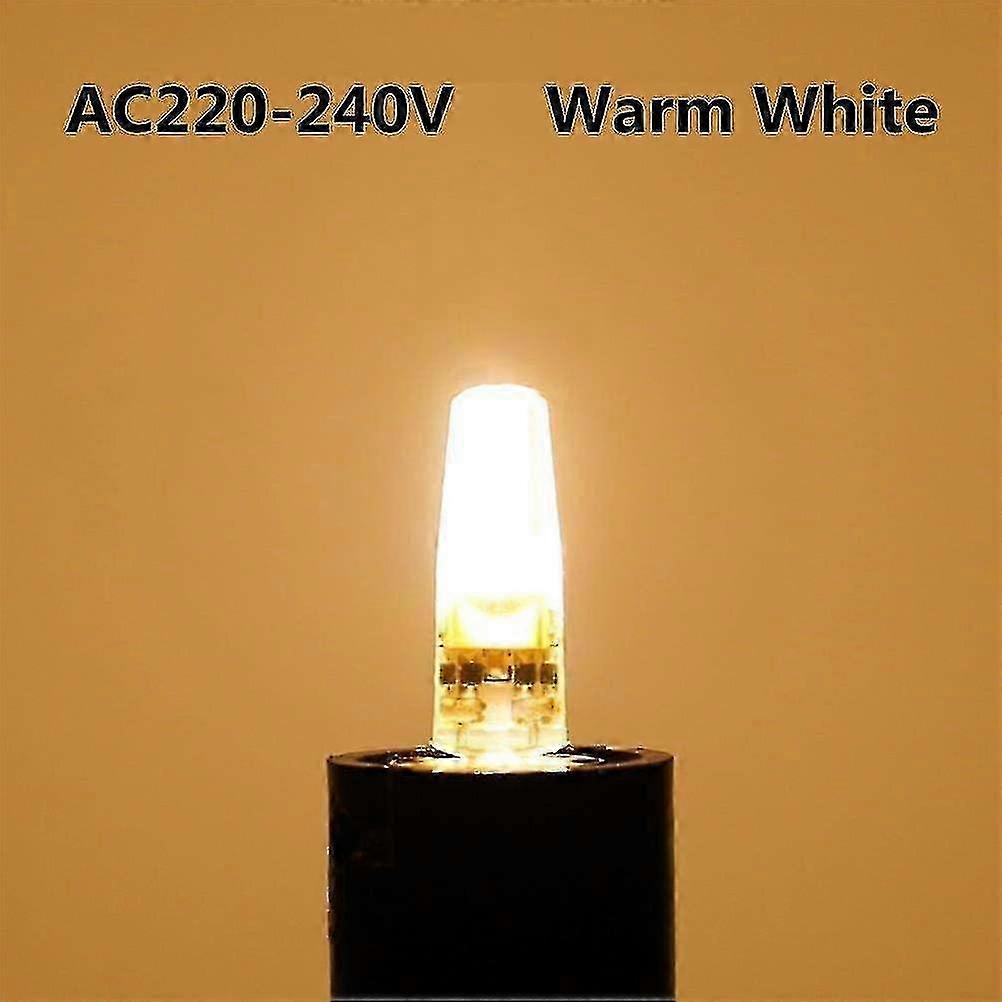G4 Led 220v 3w 2700k Warm White 160lm, Silicone Bulbs Replace ...