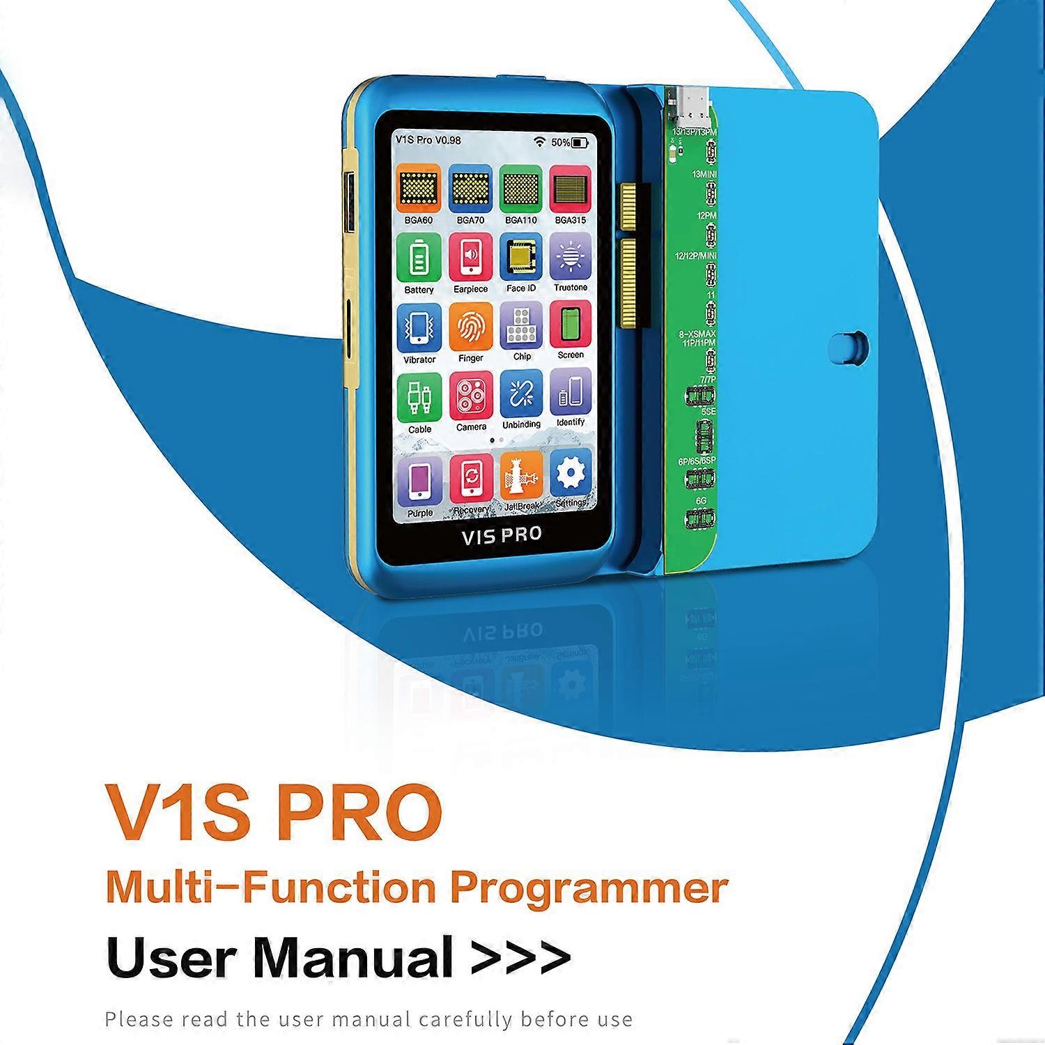 JC V1S Pro Programmer for Phone Screen Face ID Battery Nano Read Repair ...
