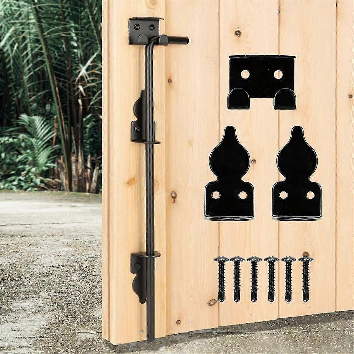 Heavy Duty Gate Latche Portable Cane Bolt Door Latch Lock Door Stop ...