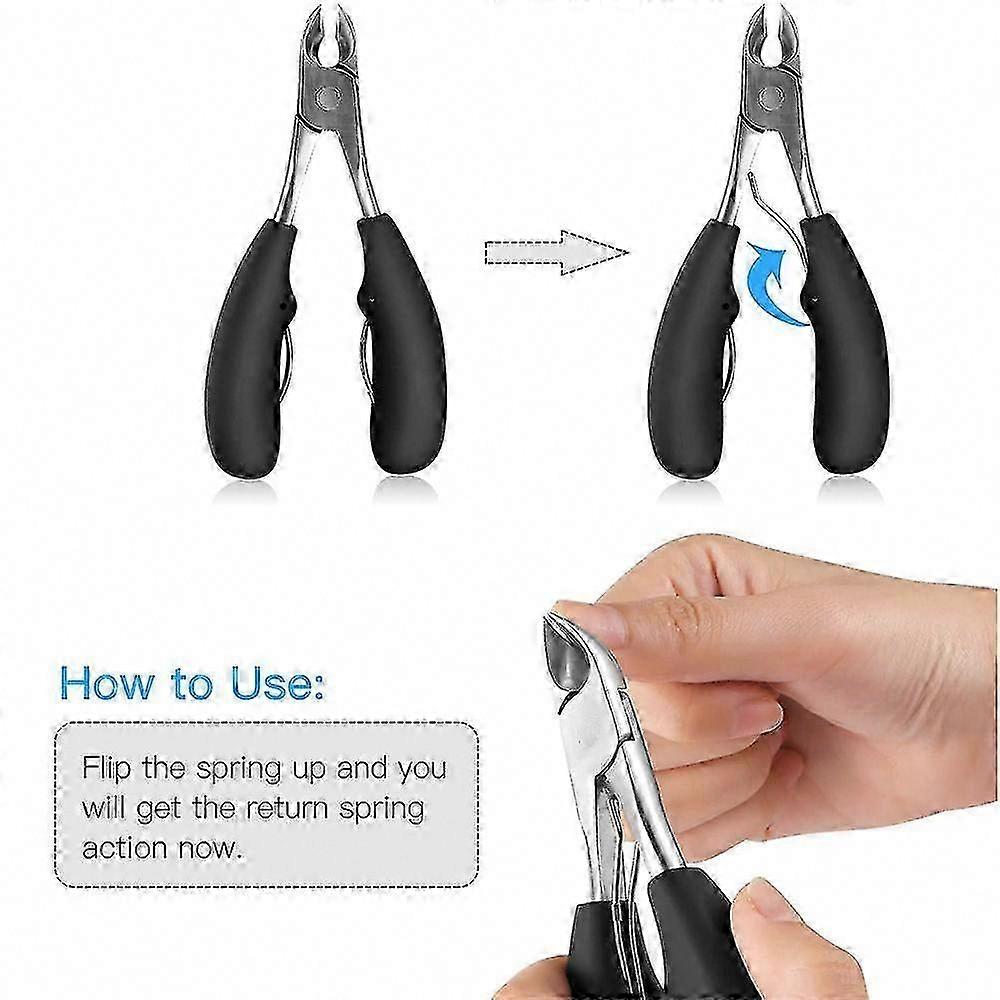 Podiatrist Toenail Clippers, Professional Thick & Ingrown Toe Nail ...