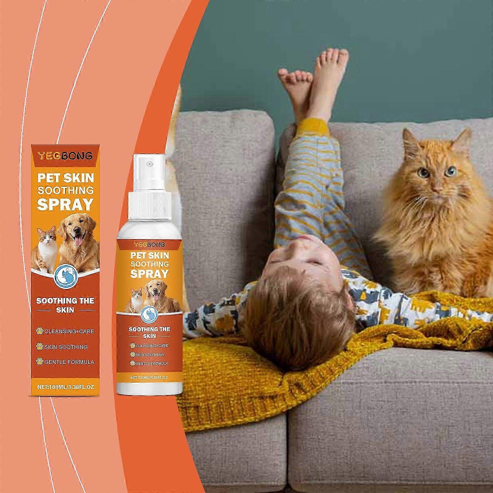 Anti Itch Spray for Dogs & Cats - Natural Skin Care Formula for Anti ...