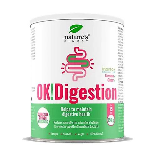 Ok! Digestion drink powder digestive wellness 150 g of powder (Lemon ...