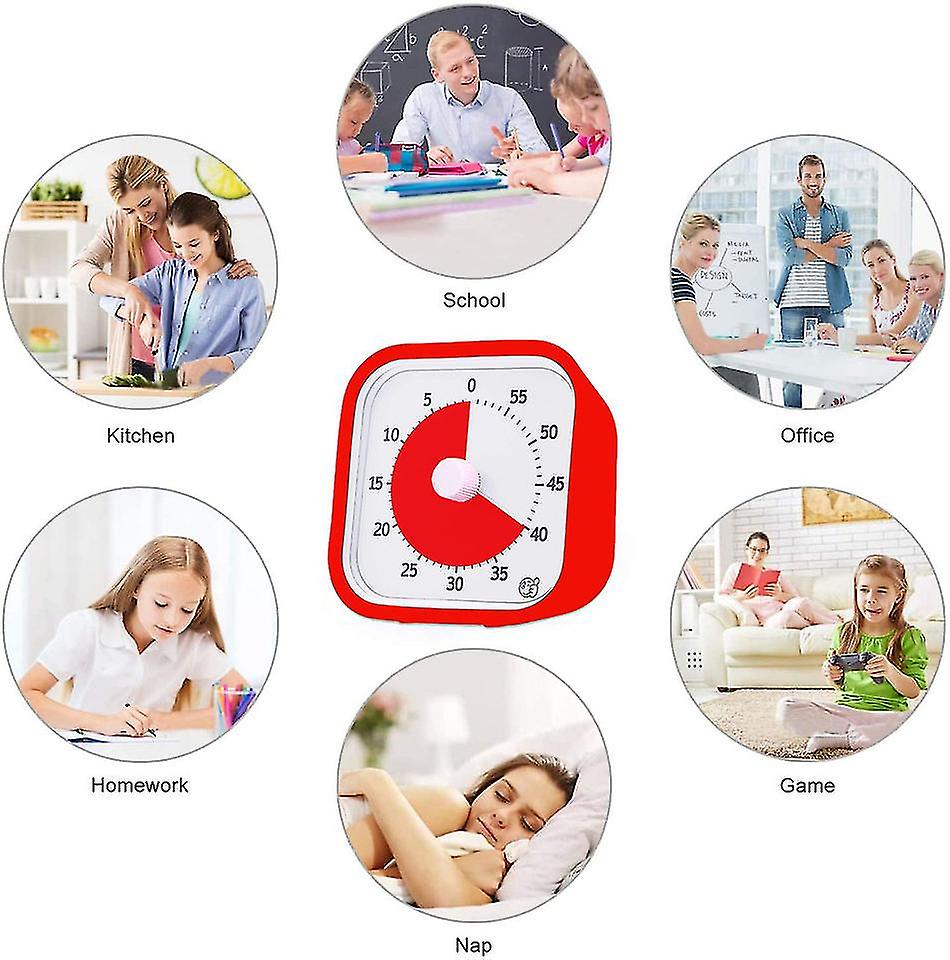 60-minute Visual Countdown Timer, Oversize Classroom Visual Timer For ...