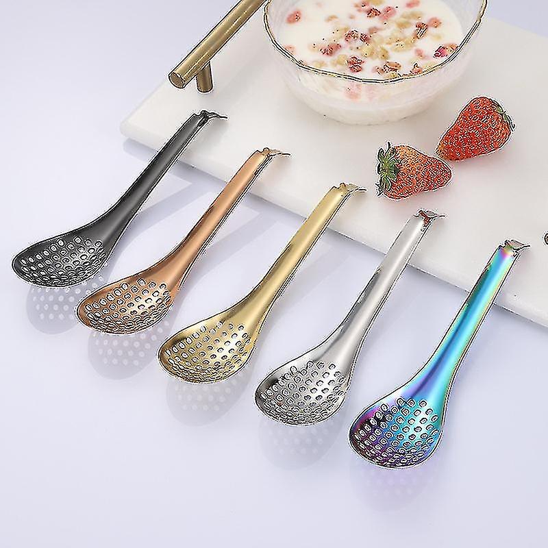 Botao Spoons,small Slotted Spoons Stainless Steel Caviar Spoons Serving ...
