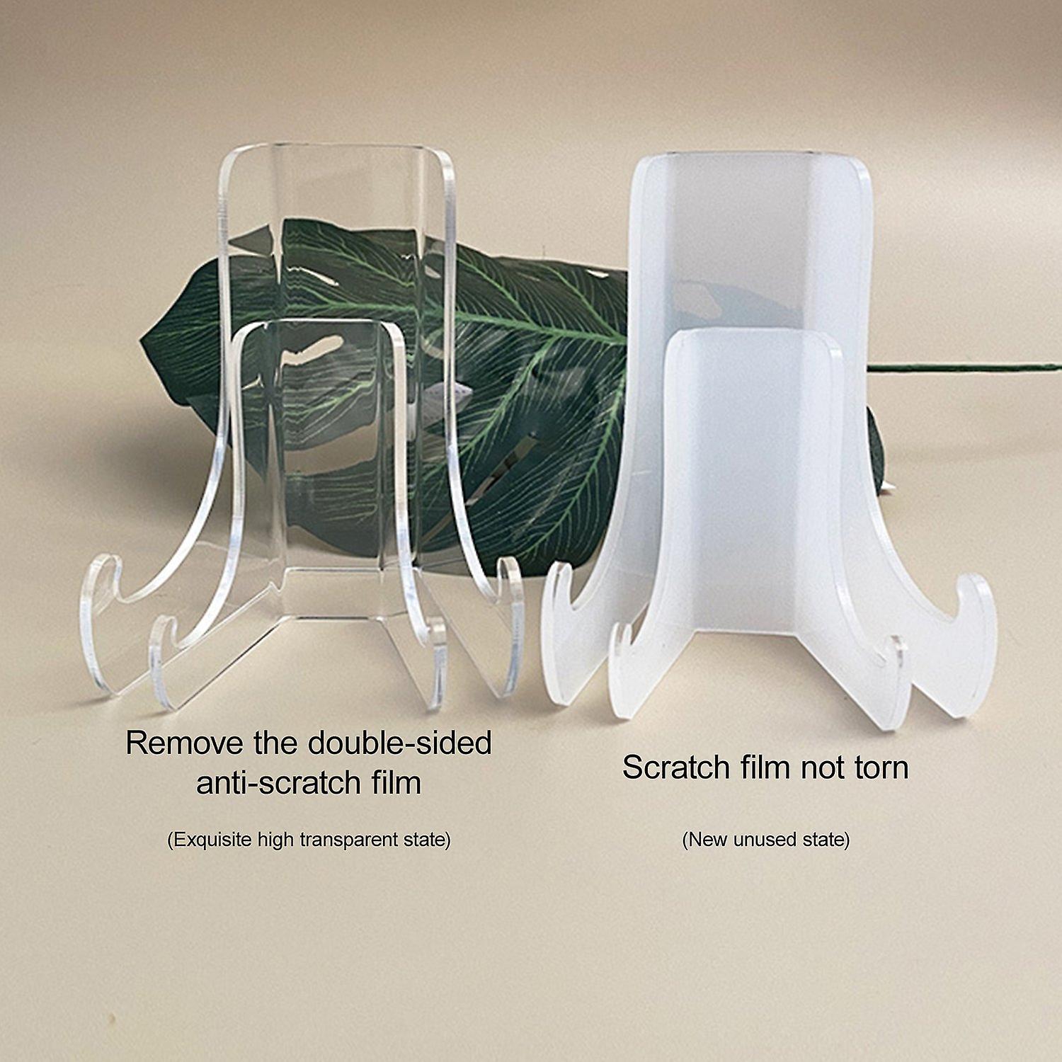 3 Pcs Plate Stands Clear Bowls Display Easels Tea Cake Display Stands ...