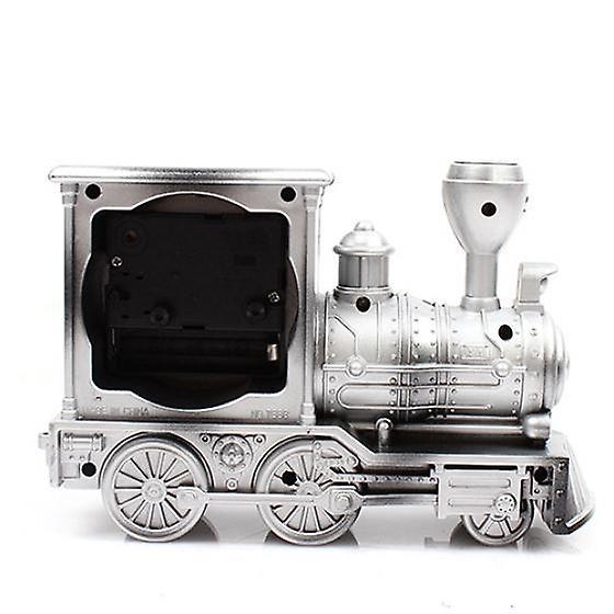 Cartoon Locomotive Train Alarm Clock Antique Engine Design Table Desk ...