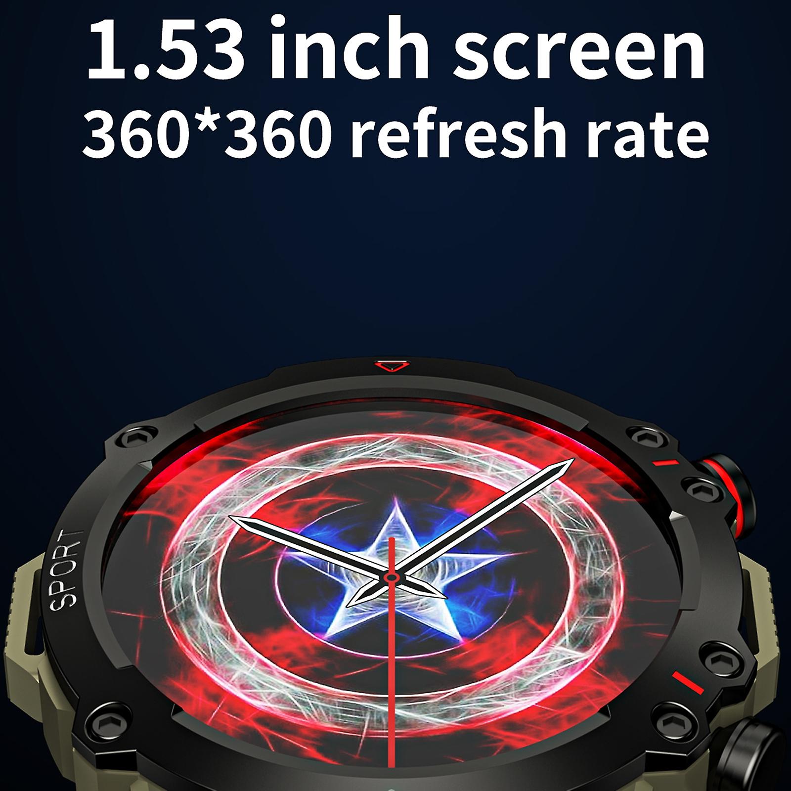 LEMFO TF10 Pro 1.53 inch BT5.2 IP67 Sport Smart Watch | Fruugo UK