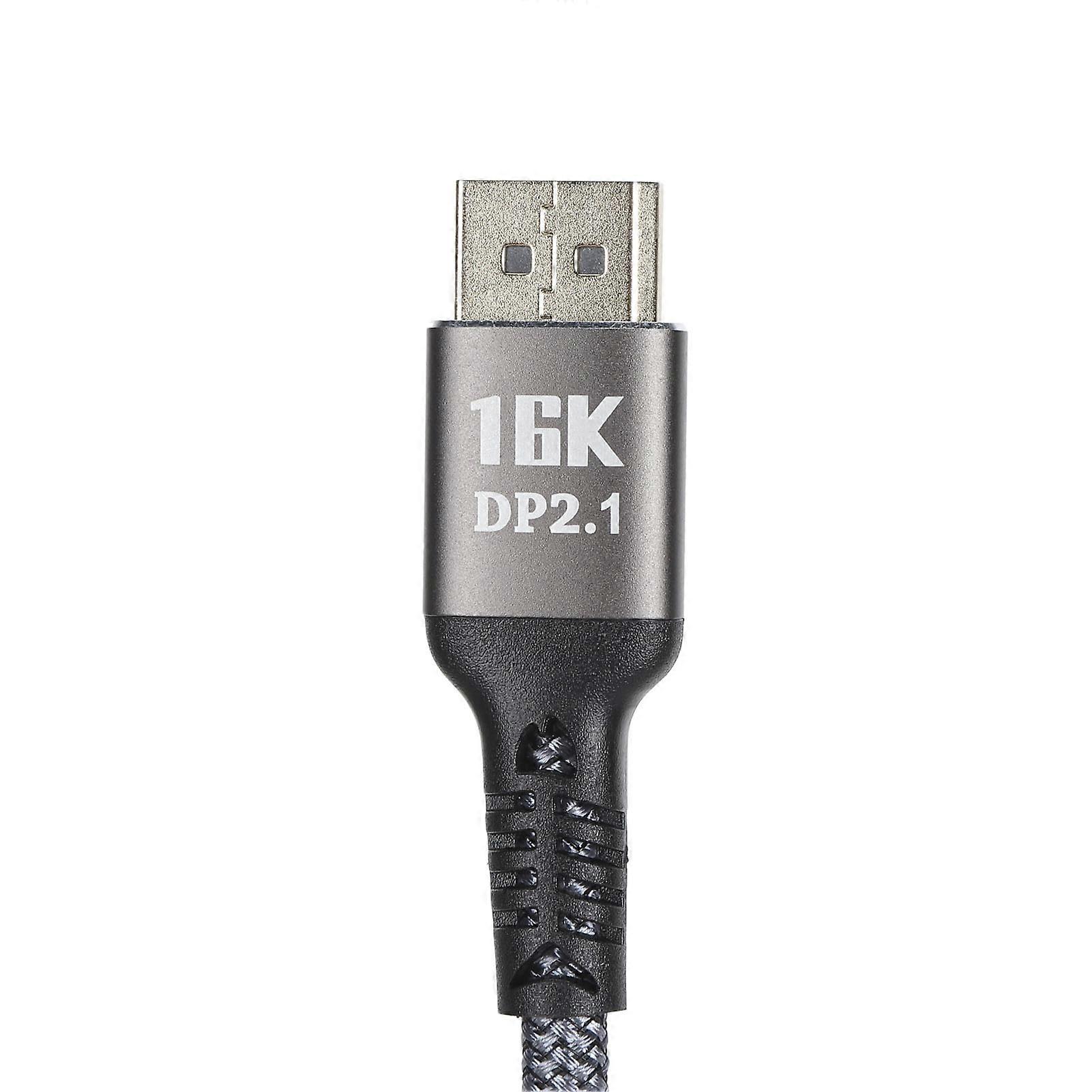 DisplayPort 2.1 Cable 16K 30Hz 40Gbps 3D Dynamic HDR Male to Male ...