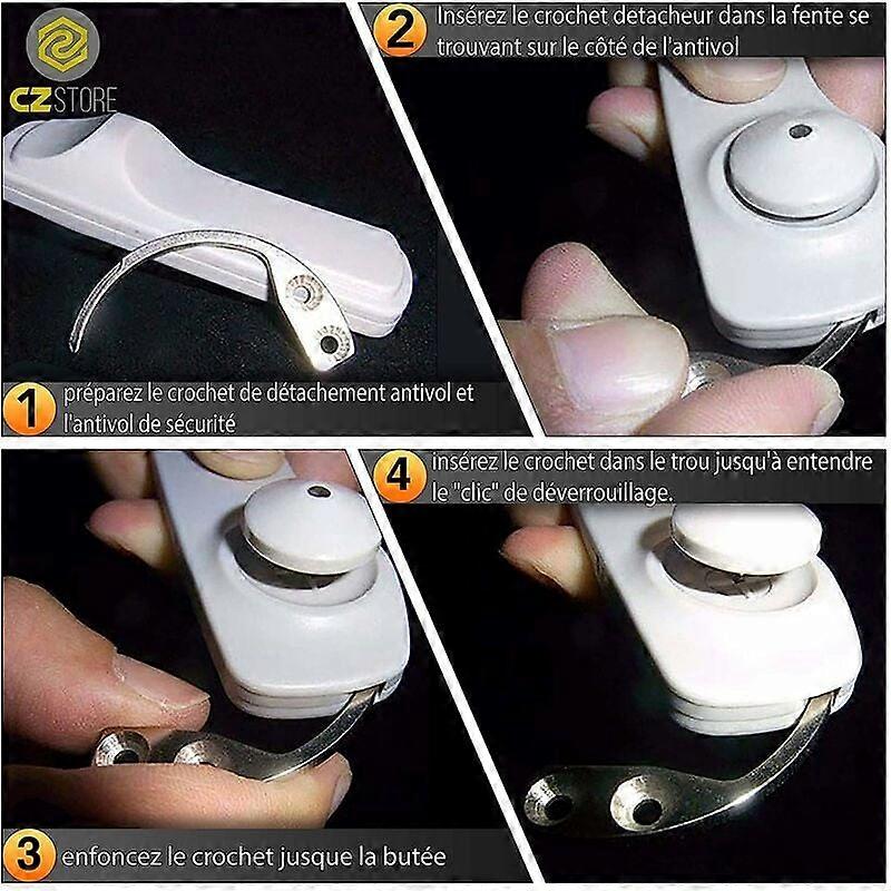 Store - anti-theft detacher, anti-theft clothing hook / stainless steel ...