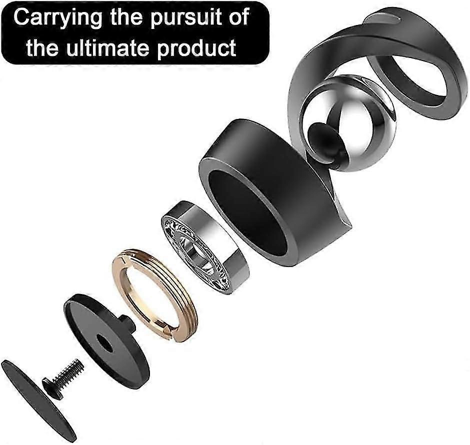 Gravity Defying Kinetic Desk Toy, Desktop Suspended Gyroscope, Optical ...