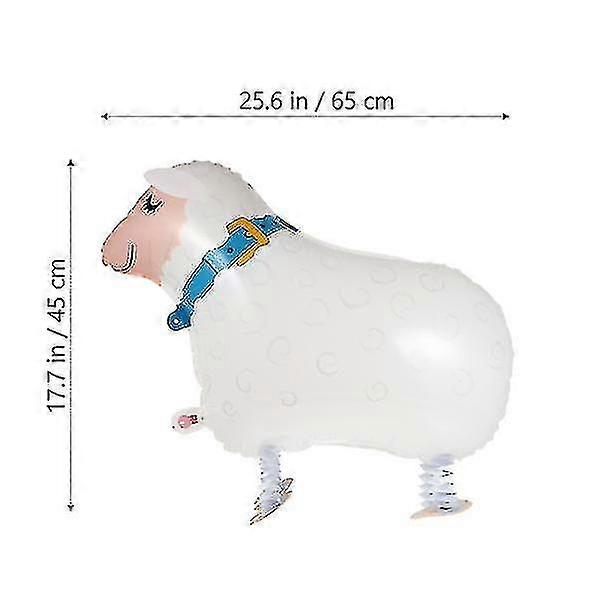 5 Pcs Inflatable Walker Sheep Balloons Animal Balloons Walking Pet ...