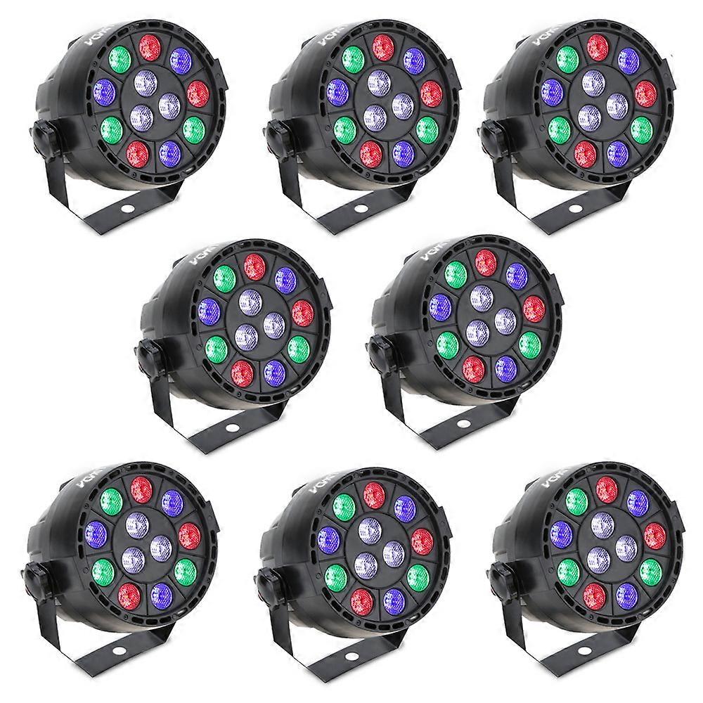 Lixada DMX-512 RGBW LED High Power Stage PAR Light Lighting Strobe ...