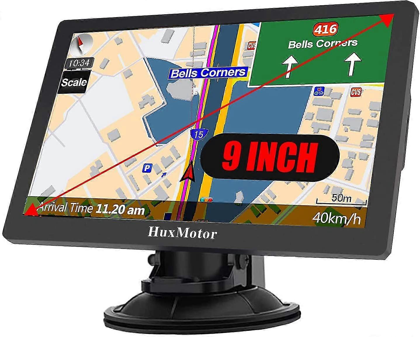 Sat Nav, Gps Navigation 9 Inch For Car Truck Lorry Hgv Motorhome, Uk Eu ...