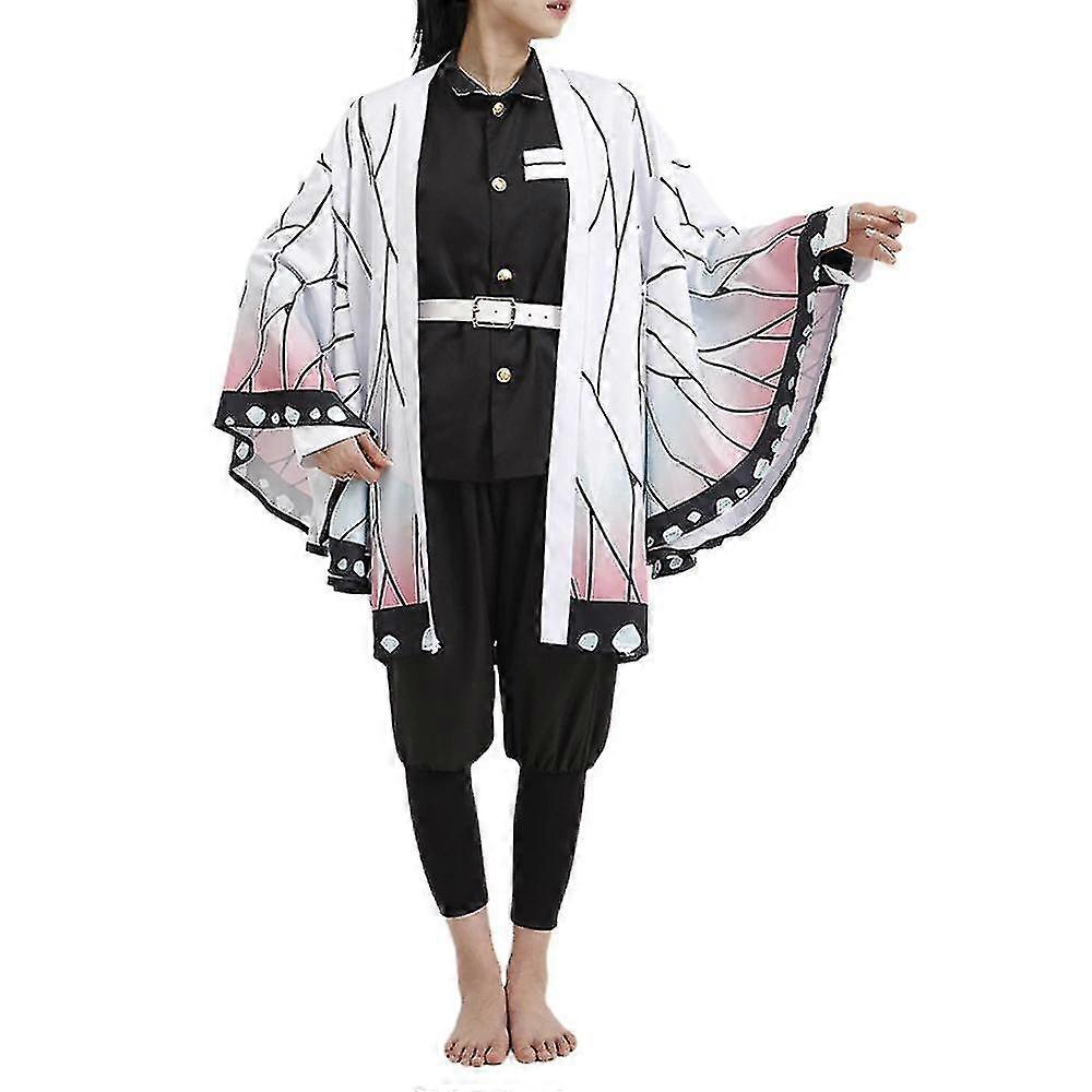 halloweenDemon Slayer Anime Kochou Shinobu Cosplay Costume Kimono ...