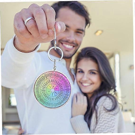 2Pcs keychain feeling wheel decor key chain feeling wheel key ring ...