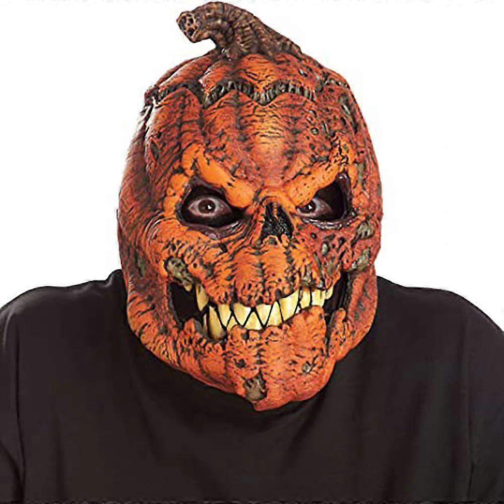 Halloween Pumpkin Adult Mask Party Costume Party Scary Latex Masks ...