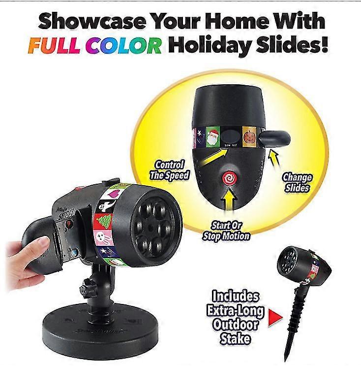 Led Projector, Outdoor Flood Light With 12 Patterns | Fruugo UK