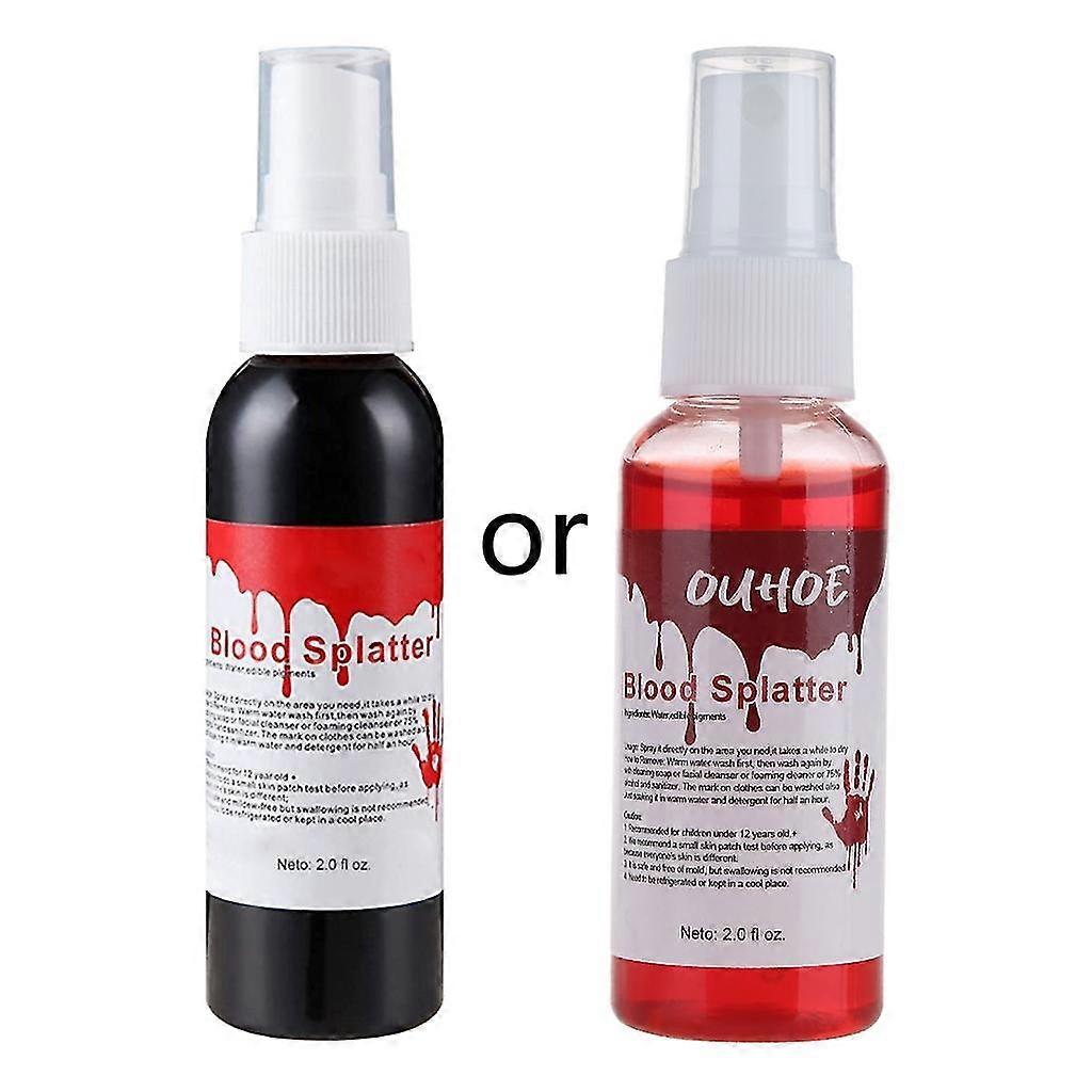 Halloween Fake Blood Spray 60ml Bloody Mary Makeup Splatter Fortheater ...