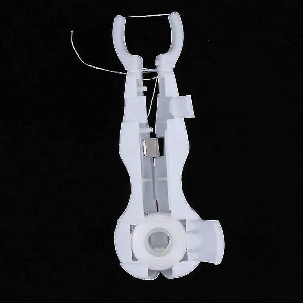 Reusable Interdental Floss Holder Stick With 30m Floss - White | Fruugo UK