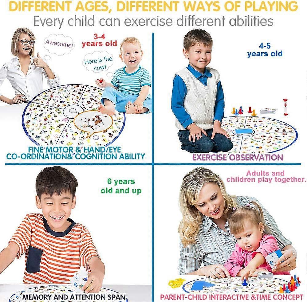 Educational Board Game - Little Detective Matching Game for Kids - Fun ...