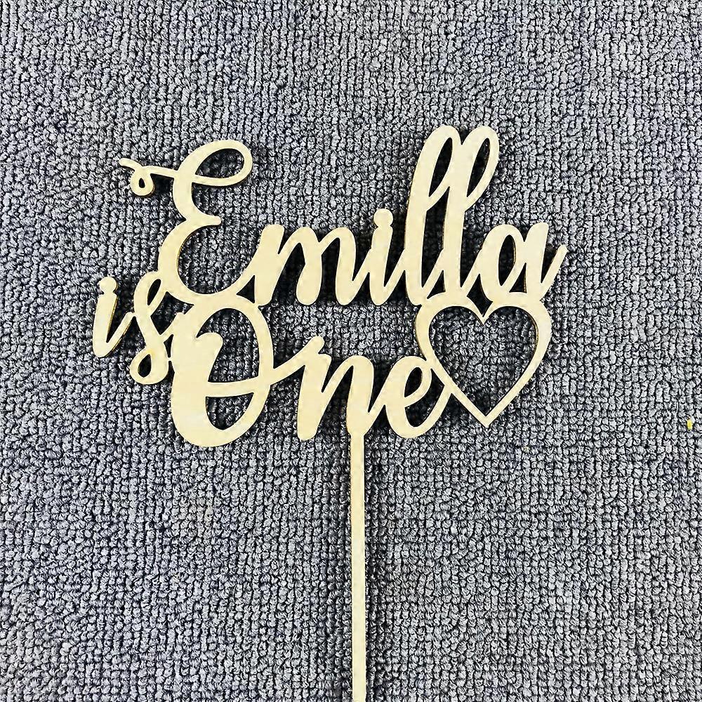 Personalized name Happy Birthday Cake Topper,Custom Gifts Baby Children ...