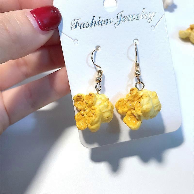Funny Women Popcorn Food Dangle Party Club Jewelry Gift | Fruugo UK