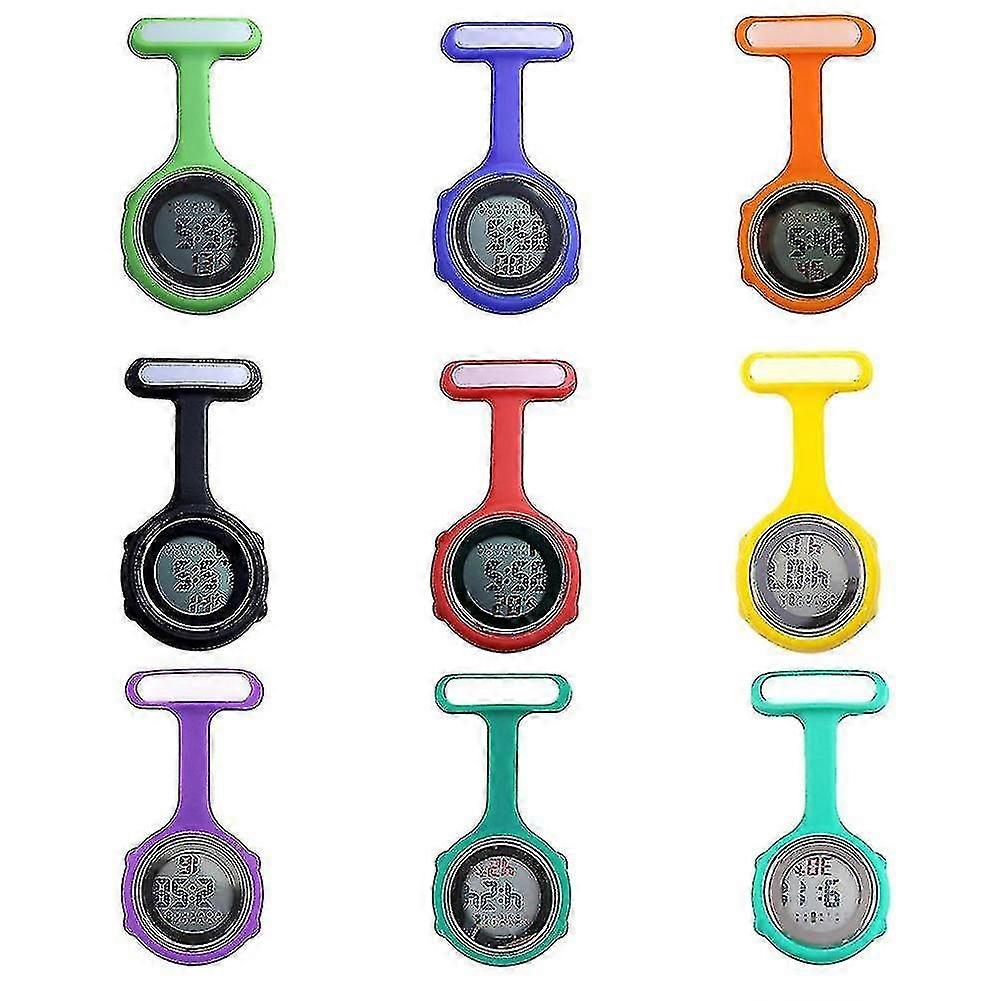 Multifunctional Electronic Nurse Watch Silicone Nurse Watch Luminous ...