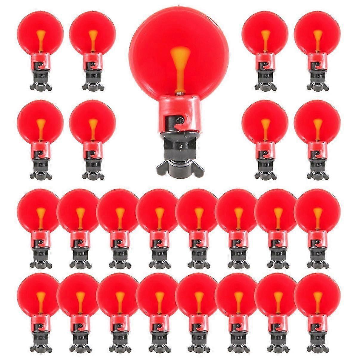 24Pcs Feed Automatic Bird Coop Poultry Chicken Fowl Drinker Water ...