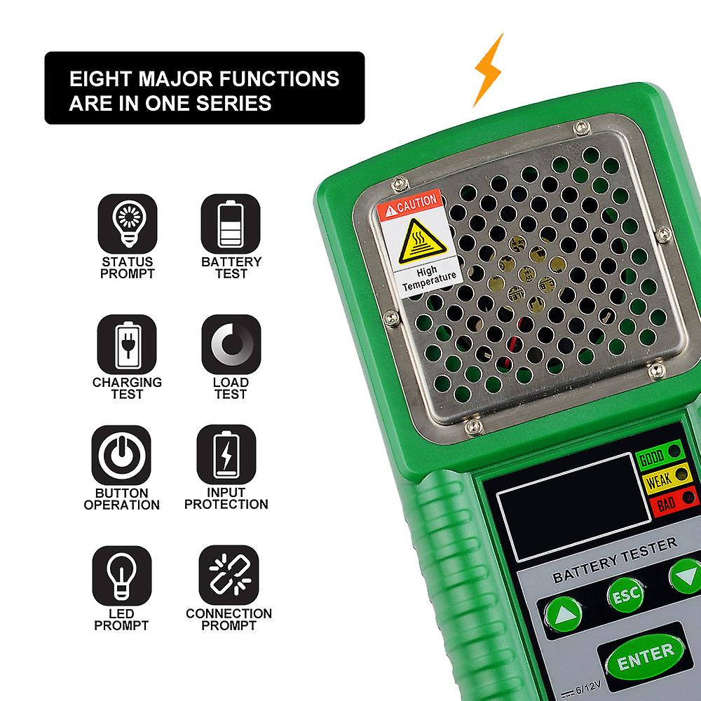 Automotive battery tester,hp-26a 6v 12v lead-acid car battery checker ...