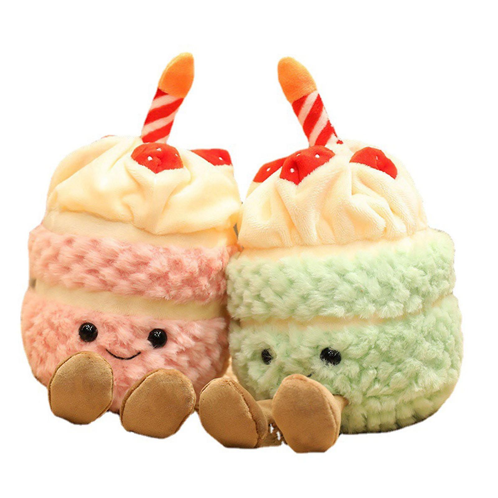 Birthday Cake Plush Toy For Girls Lovely High Resilience Pp Cotton ...
