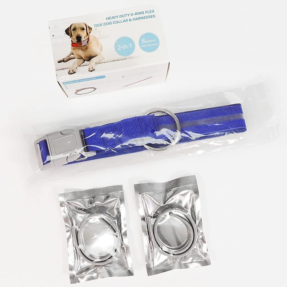 2-in-1 Pet Insect Repellent Collar With 2pcs Retractable Anti-flea ...