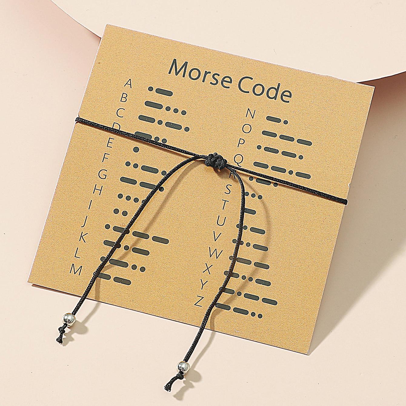 Morse Code Bracelet Ladies Girls Bracelet Birthday Gift | Fruugo CZ