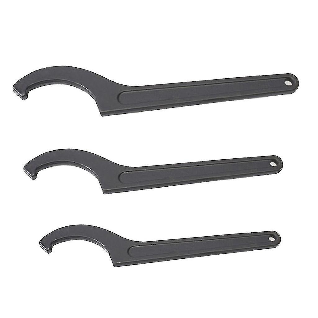 3x Professional Crescent Hook Wrench For Adjustable Hook Spanner C ...