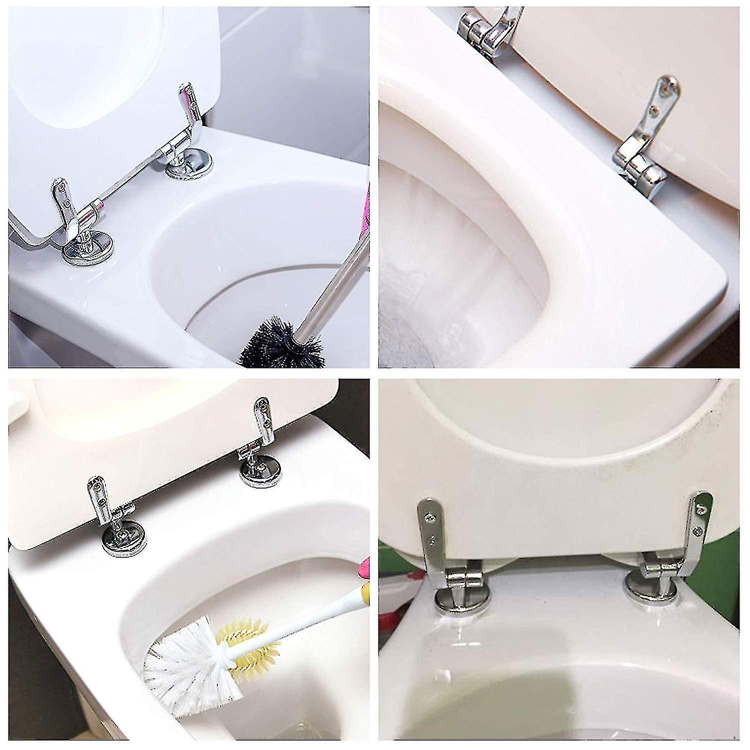 Toilet Seat Hinge Clips, Set Of 2 Replacement Toilet Seat Hinges With ...