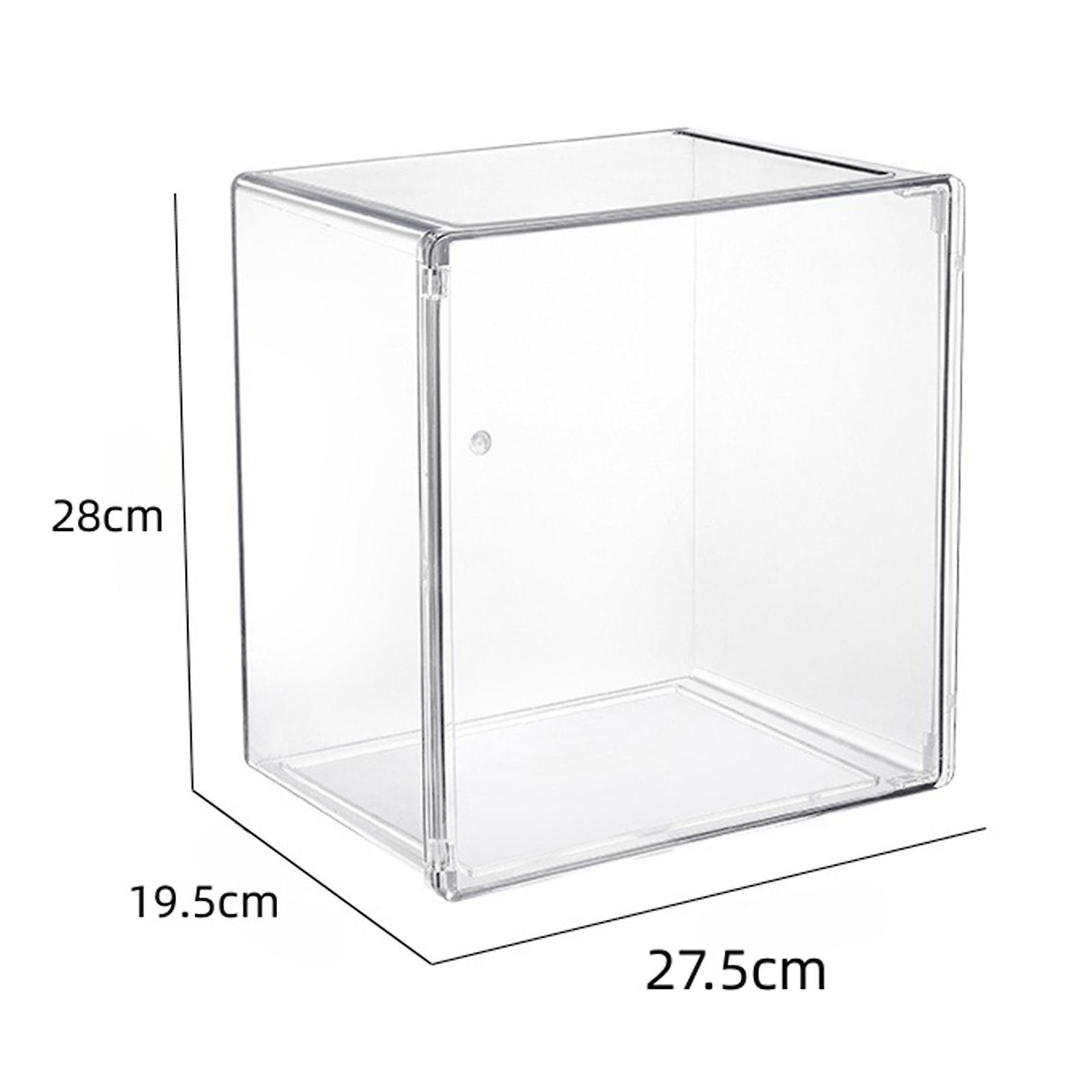 Showcase Transparent Stackable Storage Case Dustproof Container Display ...